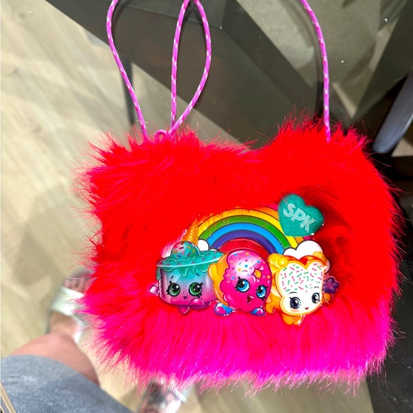 Shopkins | Accessories | Fuzzy Shopkins Bag Purse Girls Kids | Poshmark